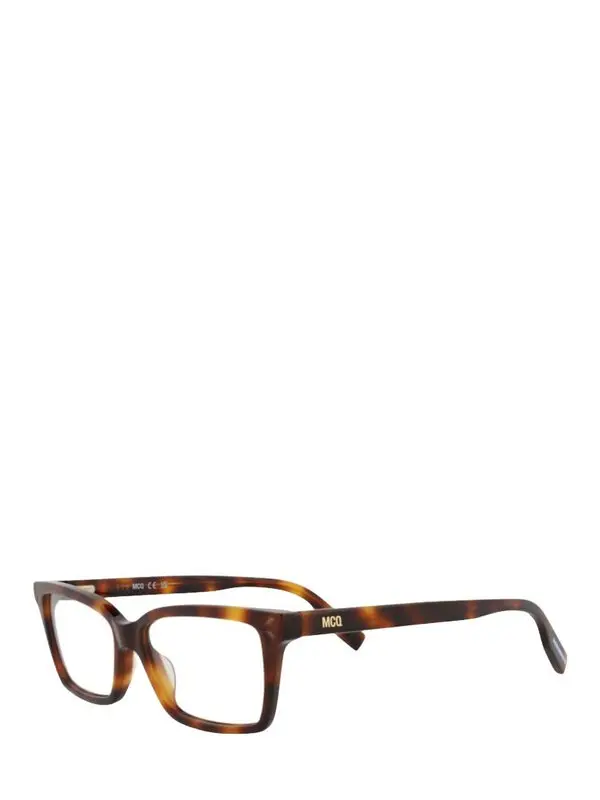 Alexander McQueen Optical Frames - Havana Havana Transparent (mq0307o/30010806/002)