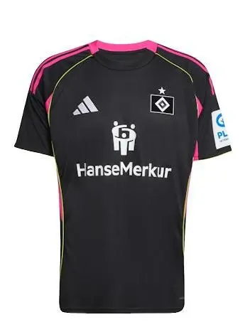 Adidas Hamburger Sv Jersey - Black Team Semi Sol Yellow