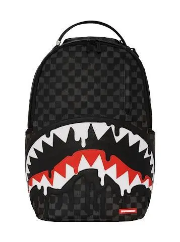 SPRAYGROUND Dripping Sharks In Paris Dlxv Backpack - Black/red