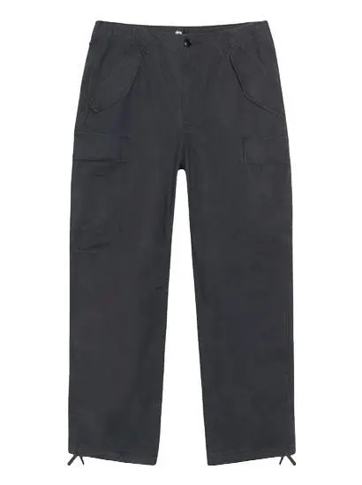 StÜssy Ripstop Military Cargo Pants - Black