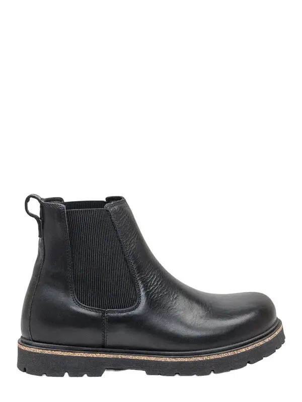 BIRKENSTOCK Chelsea Boots Leather - Black