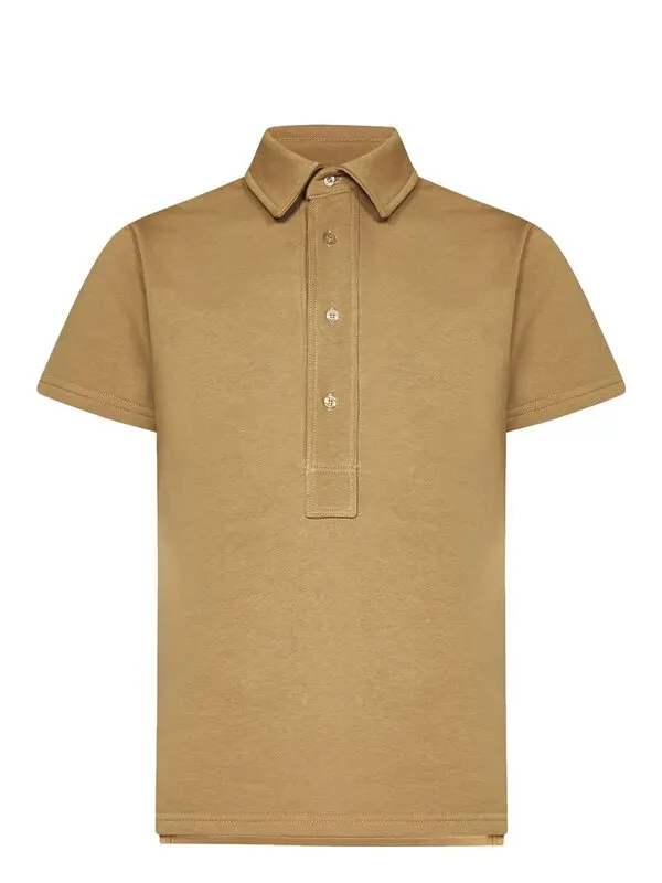 FRANZESE COLLECTION Franzese Napoli Wimbledon Model Polo Shirt - Beige