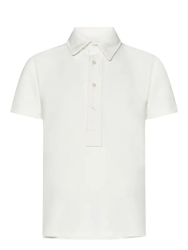 FRANZESE COLLECTION Franzese Napoli Wimbledon Model Polo Shirt - White