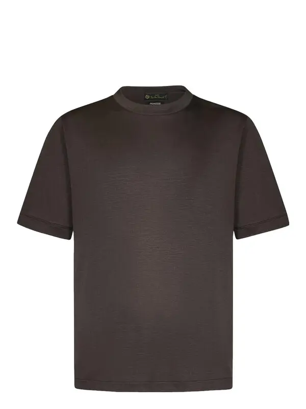 FRANZESE COLLECTION Franzese Napoli Capital Model T-shirt - Brown