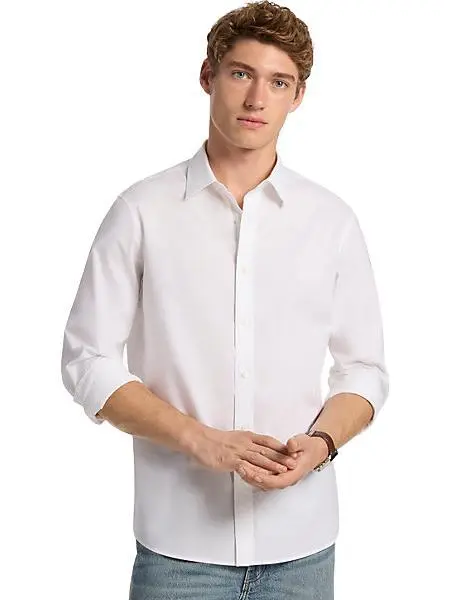 Michael Kors Stretch Cotton Shirt - White