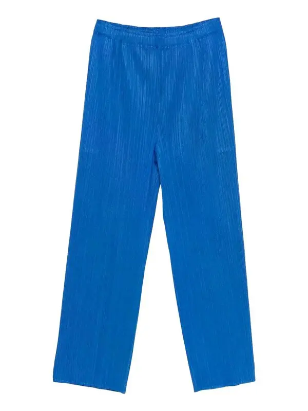Issey Miyake Pleated Trousers - Blue