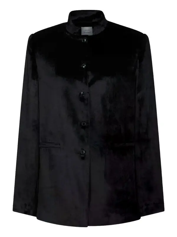 Loulou De Saison Lara Stand-collar Jacket - Black