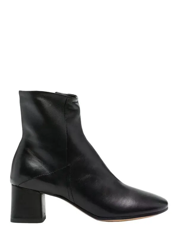 POMME D´OR 60mm Leather Ankle Boots - Black