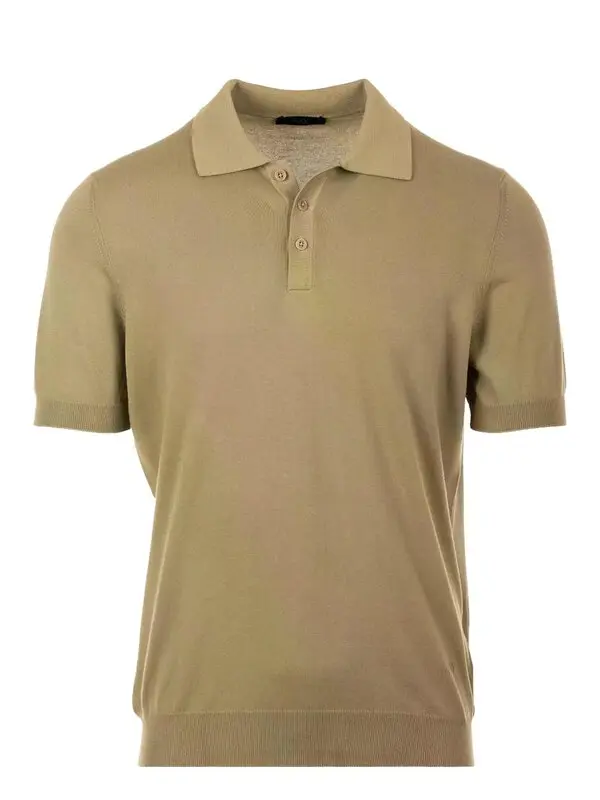 FAY Short-sleeve Polo Shirt - Green