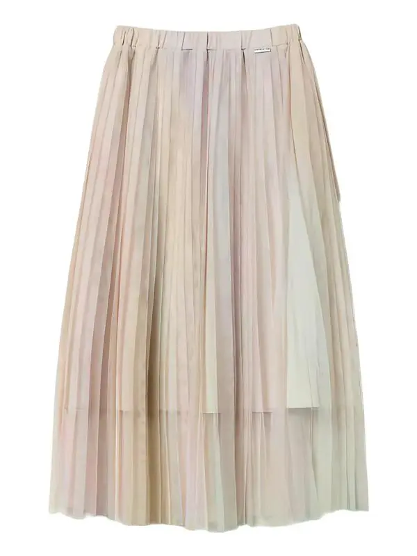 TWINSET Pleated Midi Skirt - Brown