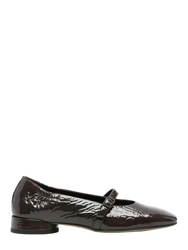 POMME D´OR Leather Ballet Flats - Brown
