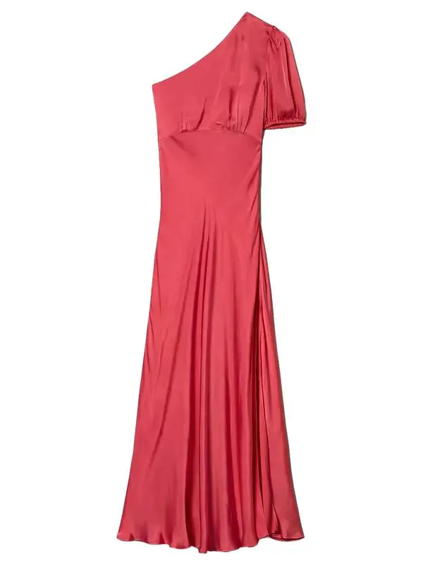 TWINSET One-shoulder Maxi Dress - Pink