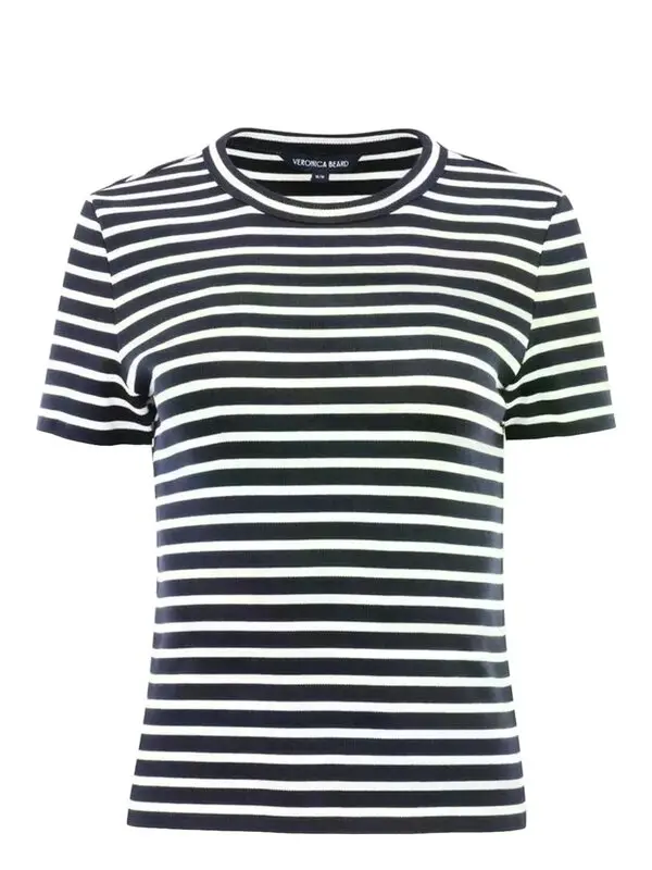 Veronica Beard Pruitt Striped T-shirt - Blue