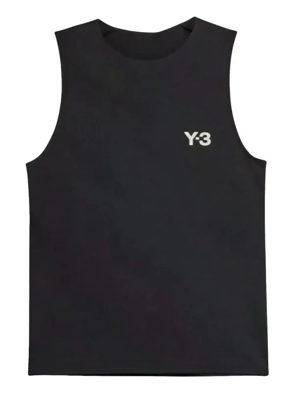 Y3 Cut-out Back Tank Top - Black