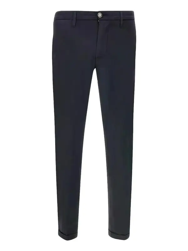 RE-HASH Cuffed Straight-leg Trousers - Blue