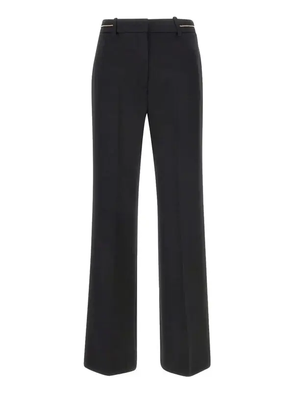 KAOS Chain-trimmed Trousers - Black