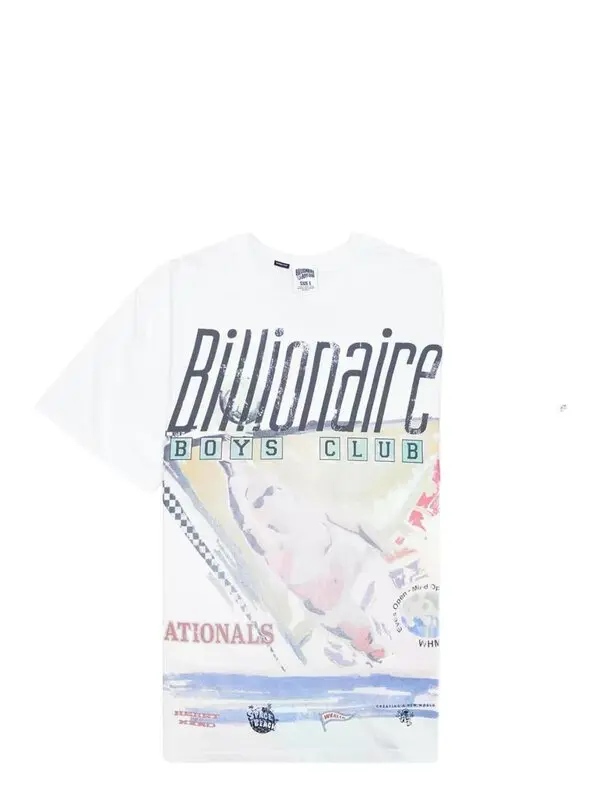BILLIONAIRE BOYS CLUB Sighting Graphic-print T-shirt - White
