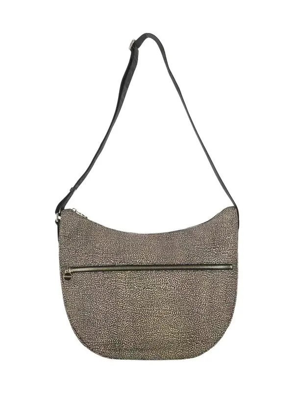 Borbonese Leather Shoulder Bag - Brown
