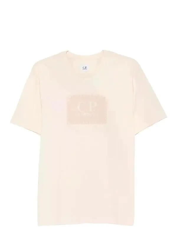 C.P. COMPANY Logo-detail T-shirt - Neutrals