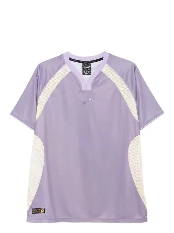 PUMA Short-sleeve V-neck Top - Purple