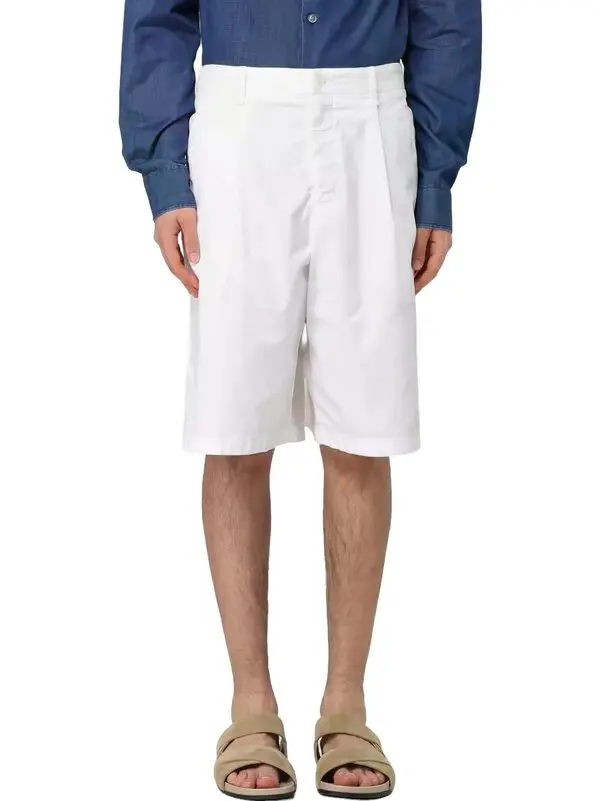 Giorgio Armani Pleated-front Shorts - White