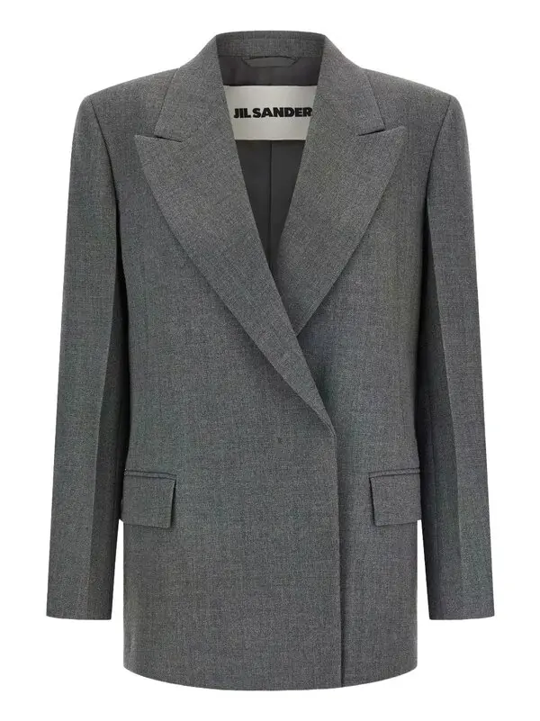 JIL SANDER Flap-pocket Blazer - Grey