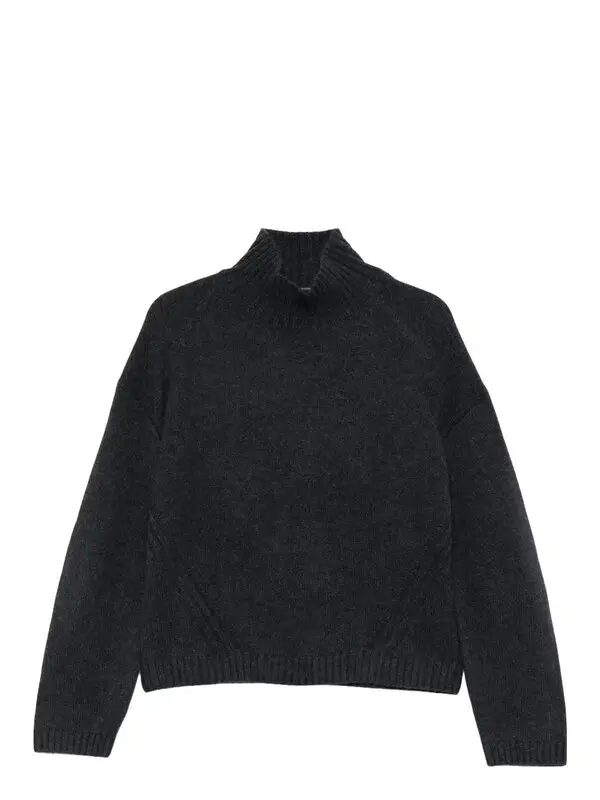 JOSEPH Cashmere High Neck Sweater - Grey