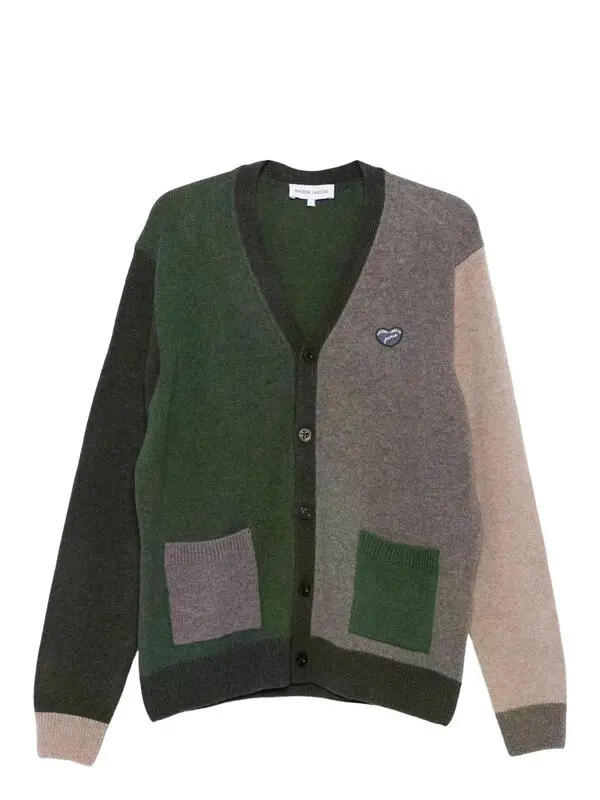 Maison Labiche Balfournier Color-block Patch-pocket Cardigan - Green