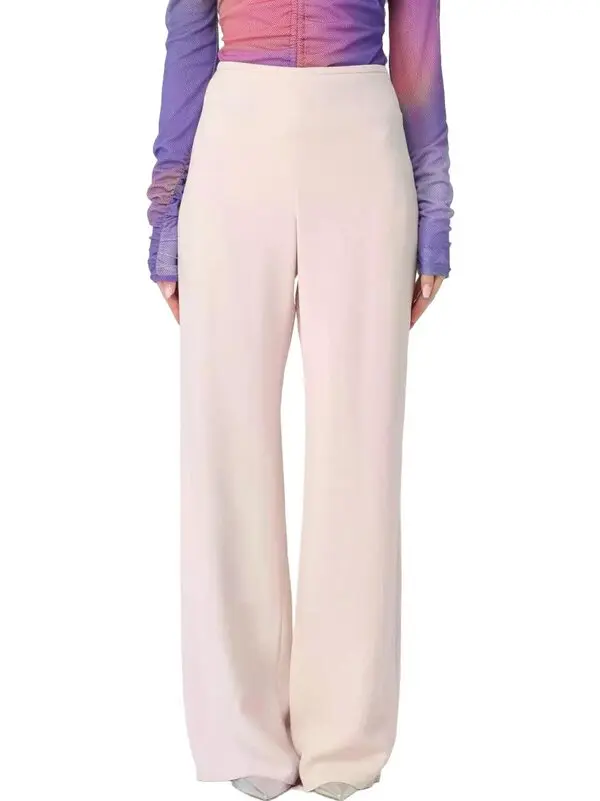 Emporio Armani Flat-front Trousers - Pink
