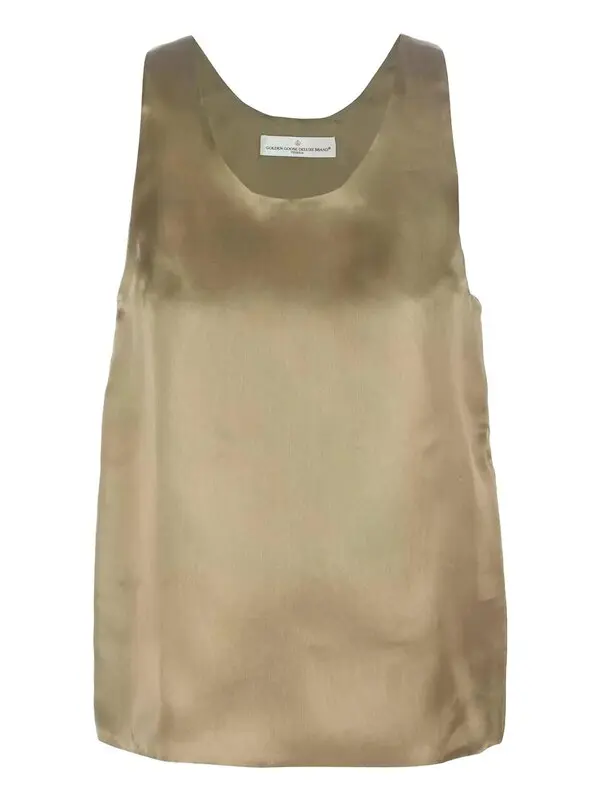 GOLDEN GOOSE Sleeveless Top - Green