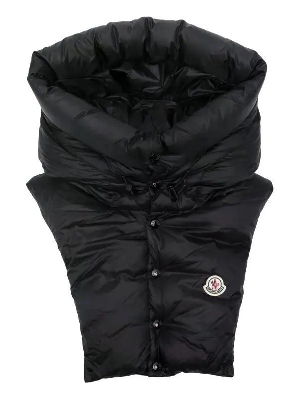 Moncler Quilted High-neck Hood - Black