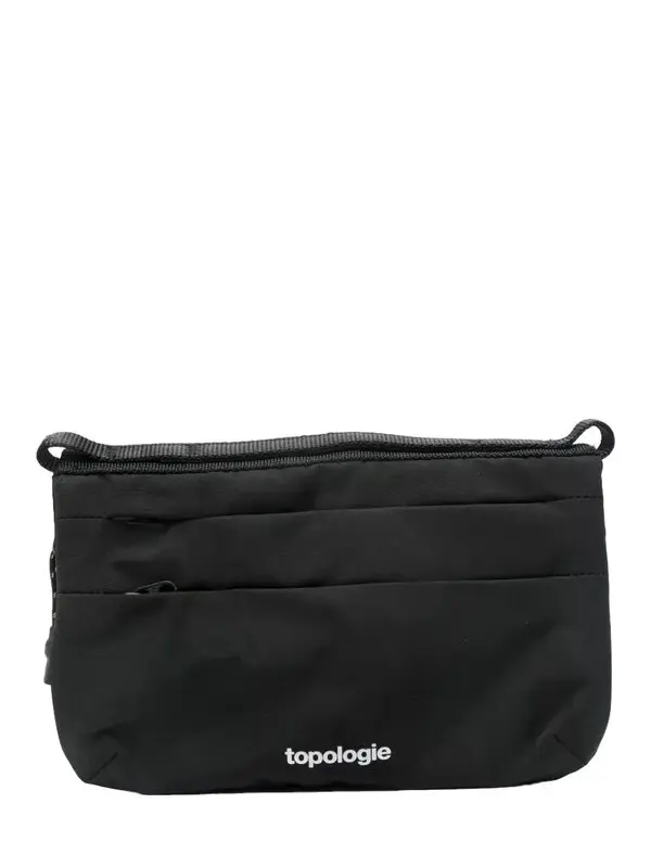 TOPOLOGIE Zip-fastening Clutch Bag - Black