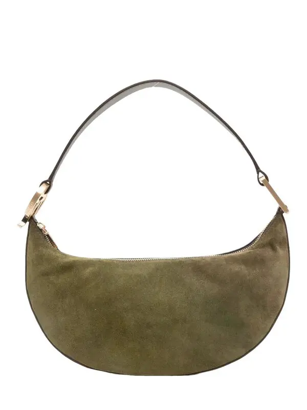 Cult Gaia Suede Zip-closure Tote Bag - Green