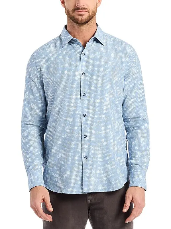 Robert Graham Angola Button Down Shirt - Light Blue