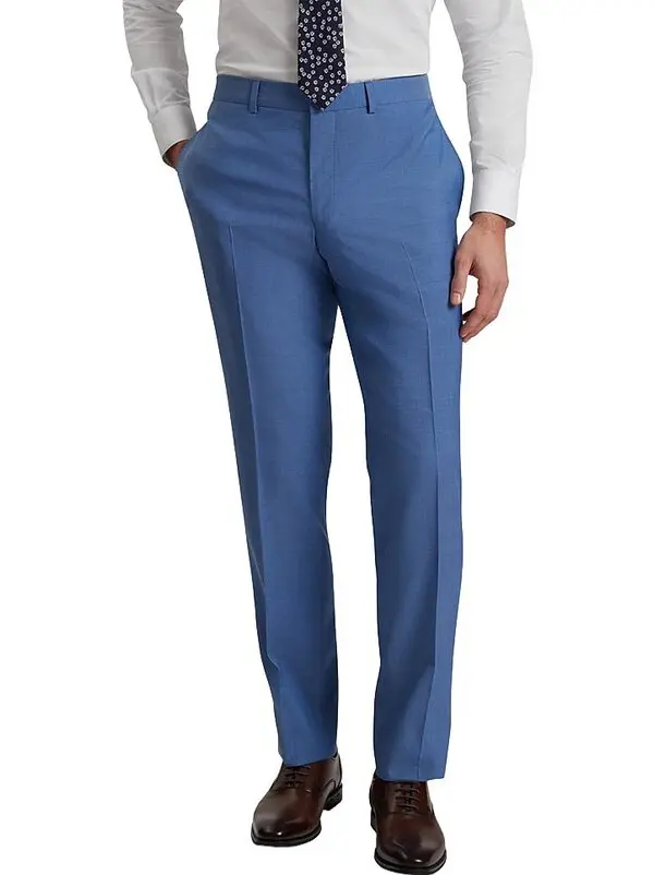 Ted Baker London Classic Wool Modern Fit Suit Pants - Dark Blue