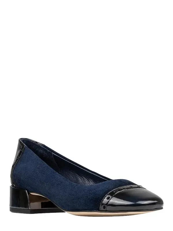 DONALD PLINER Dreww Suede Pumps - Navy