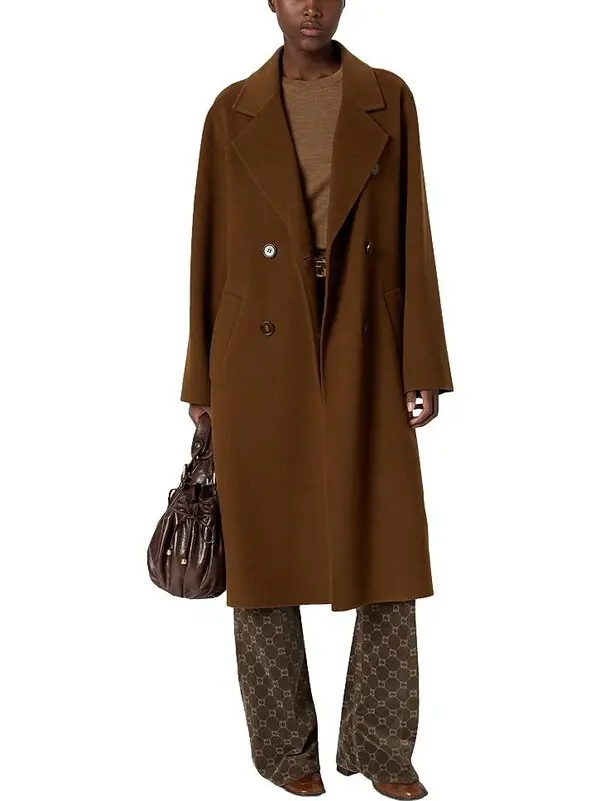 Gerard Darel Milena Wool Coat - Brown