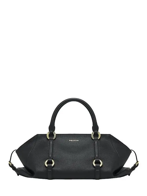 Alexander McQueen Farringdon Medium Bag - Black