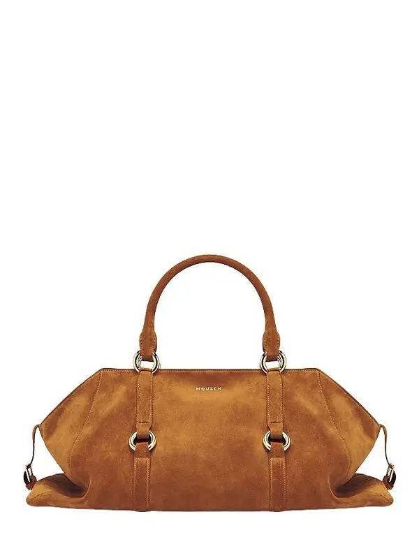 Alexander McQueen Farringdon Medium Bag - Old Brown