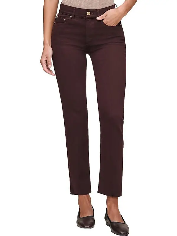 DL1961 Mara Straight Mid-rise Ankle Jeans - Fig