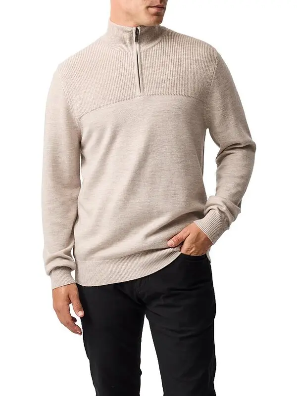 Rodd & Gunn Quail Rise Merino Wool Sweater - Natural