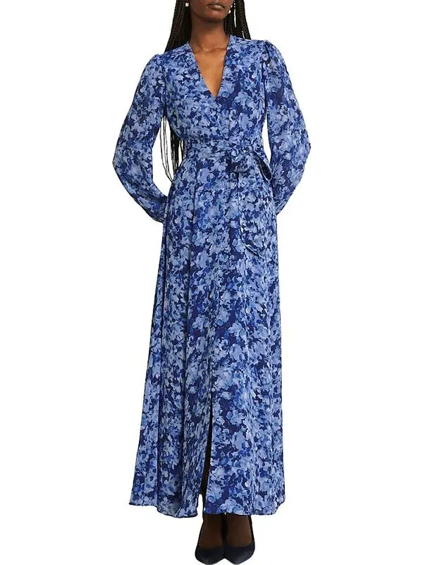 HOBBS LONDON Thea Maxi Dress - Blue Multi