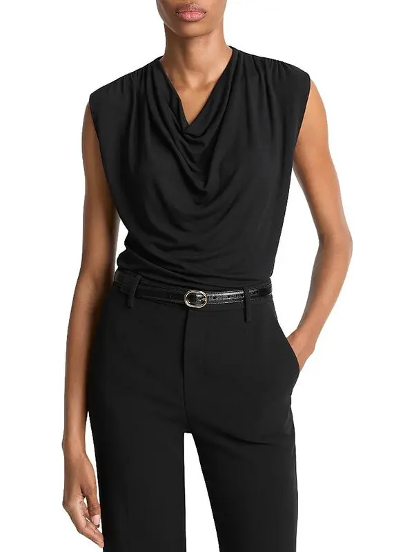 Vince Draped Top - Black