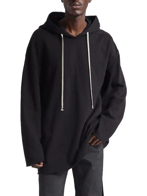Rick Owens Peter Oversize Hoodie - Black
