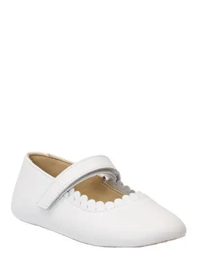 ELEPHANTITO Aria Mary Jane Flat - White