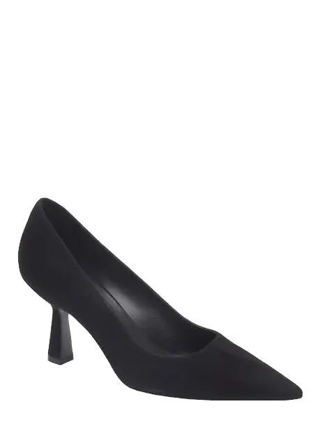 STUART WEITZMAN Supersculpt 75 Pointed Toe Pumps - Z/dnu Black Suede
