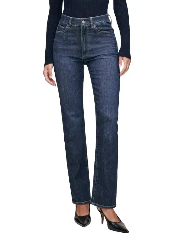 DL1961 Halle Straight Instasculpt™ High-rise Jeans - Crescent Harbor