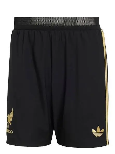 Adidas Mexico 25 Gold Shorts - Black