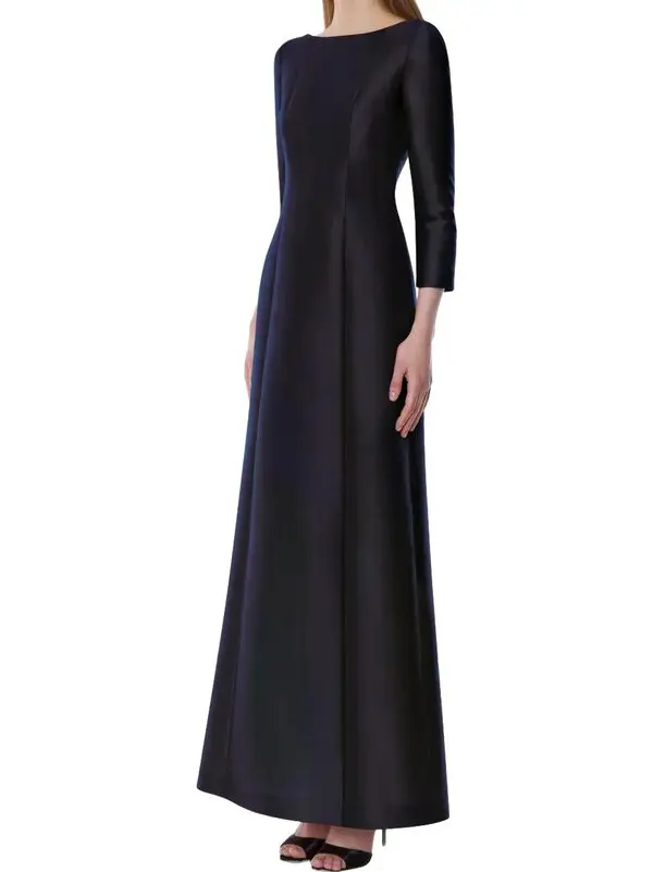 Alberta Ferretti Boat-neck Gown - Blue