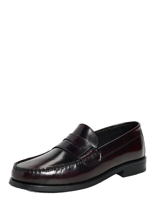 LES DEUX Willard Leather Loafers - Brown